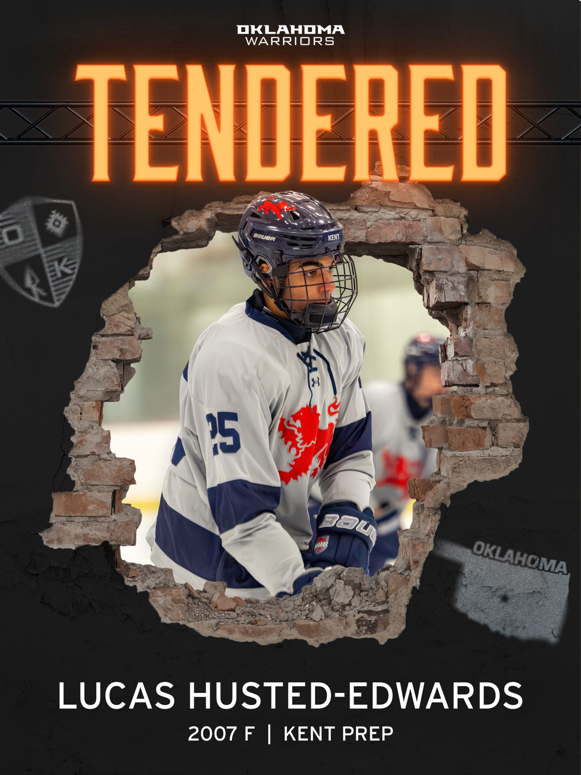 WARRIORS TENDER '07 FORWARD, LUCAS HUSTED-EDWARDS - Oklahoma Warriors